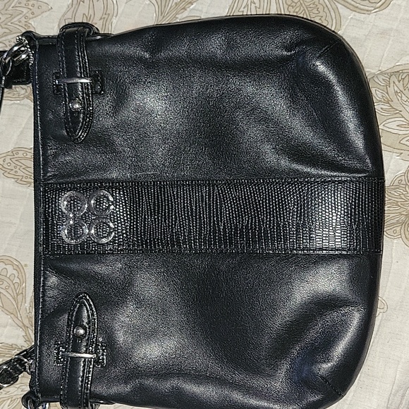 Coach | Bags | Authentic Coach Collette Black Leather Small | Poshmark
